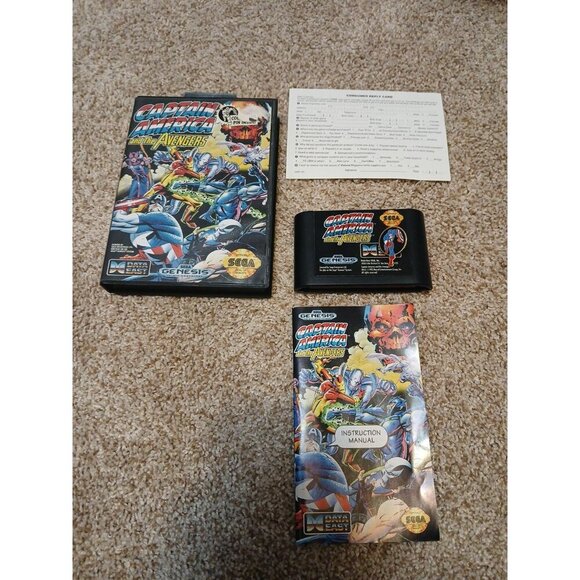 Video Games & Consoles | Captain America And The Avengers Sega Genesis ...